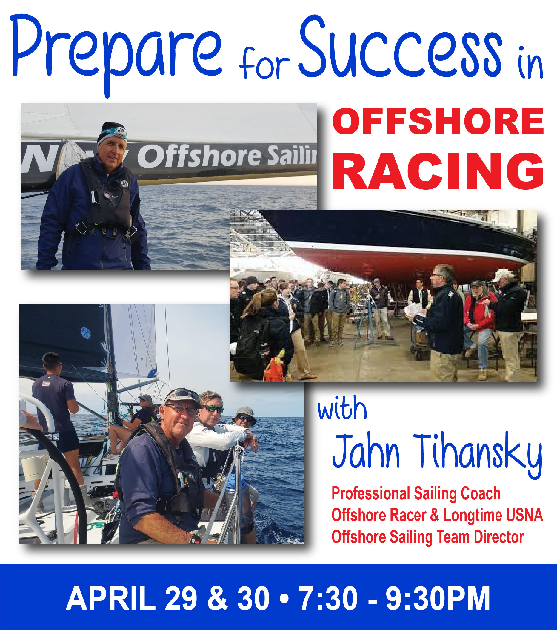 FREE Webinar April 29 & 30! Prepare for Success in Offshore Racing – CBYRA